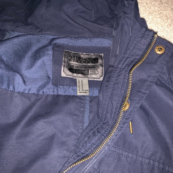 Forever 21 | Jackets & Coats | Navy Fishtail Field Jacket | Poshmark